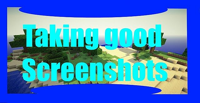 How to take a good screenshot!