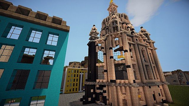 Altstadt Dresden Frauenkirche church by neo Minecraft Map