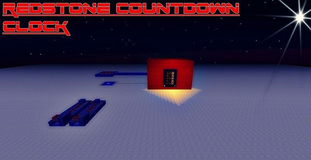 Redstone Countdown || TNT Output and Cannons || Minecraft Map