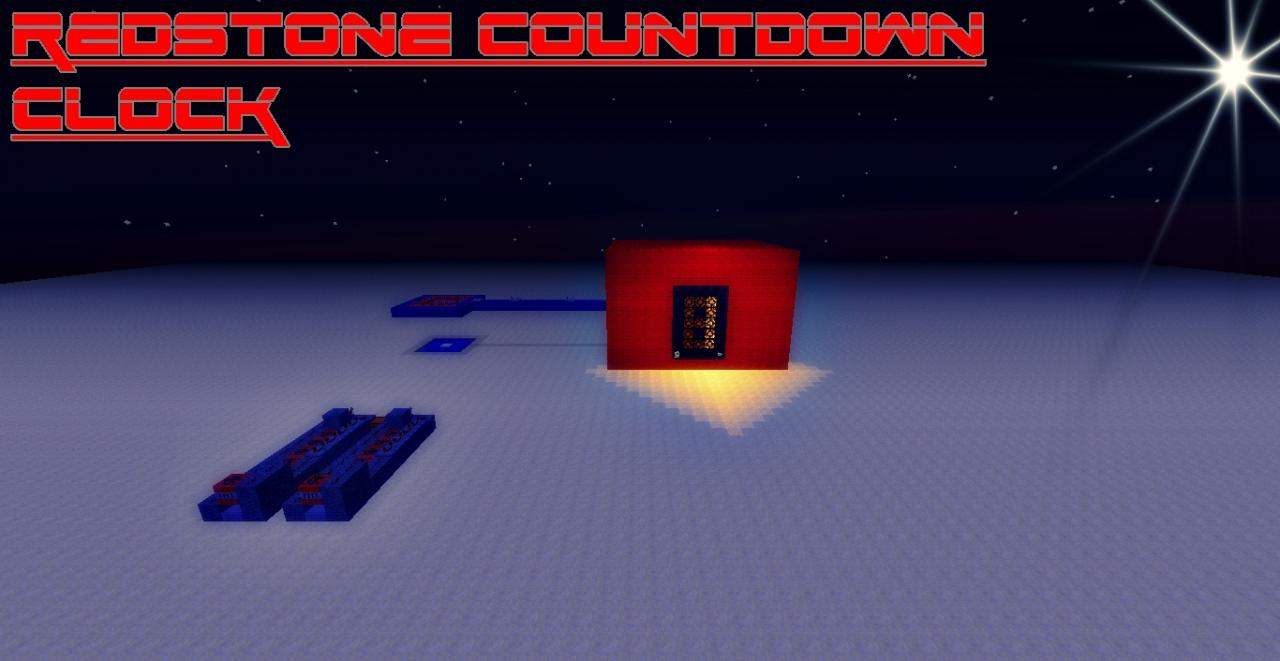 Redstone Countdown || TNT Output and Cannons || Minecraft Map
