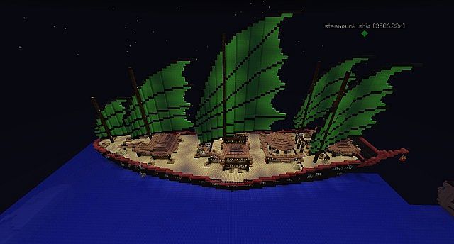 Chinese Village w/ Junks VERY DETAILED Minecraft Map