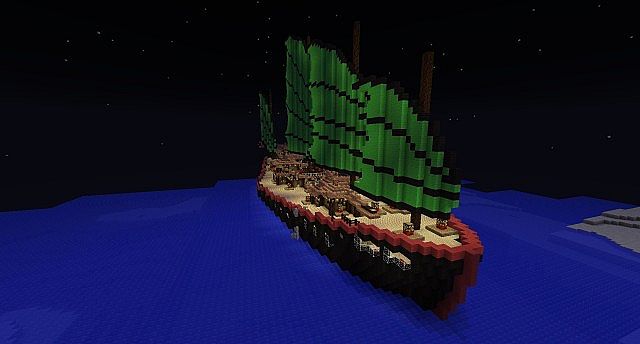 Chinese Village w/ Junks VERY DETAILED Minecraft Map