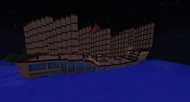 Chinese Village w/ Junks VERY DETAILED Minecraft Map