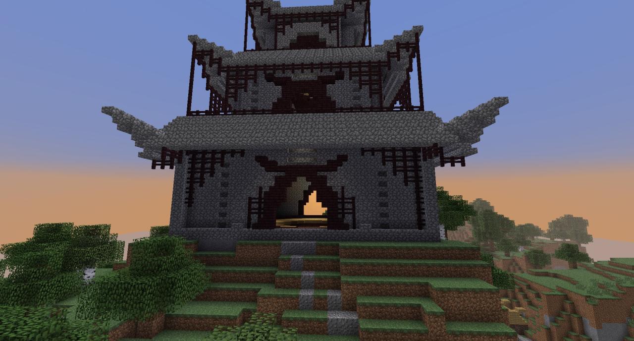 Chinese Village w/ Junks VERY DETAILED Minecraft Map