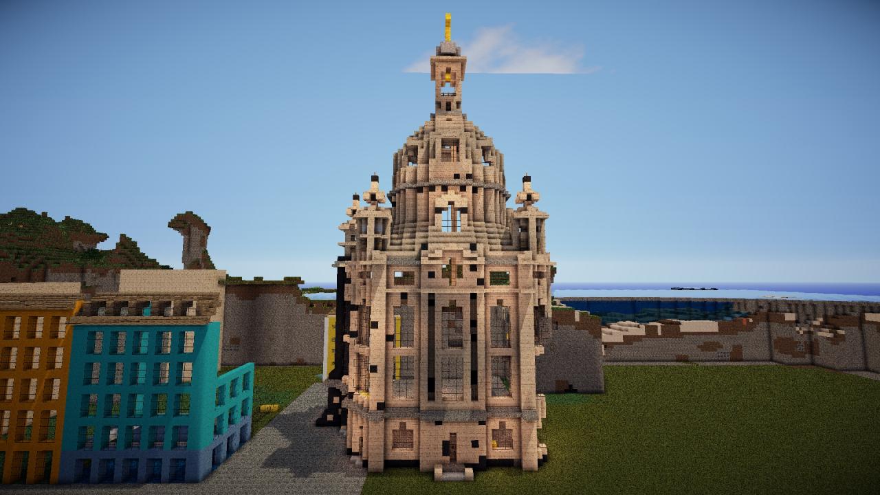 Altstadt Dresden Frauenkirche church by neo Minecraft Map