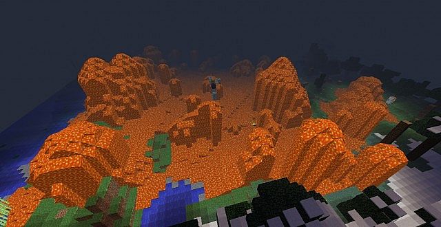 Flowing Lava Survival map Minecraft Map