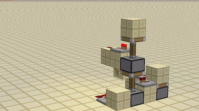 Double Piston Extender ULTRA COMPACT SUPER SIMPLE Minecraft Map