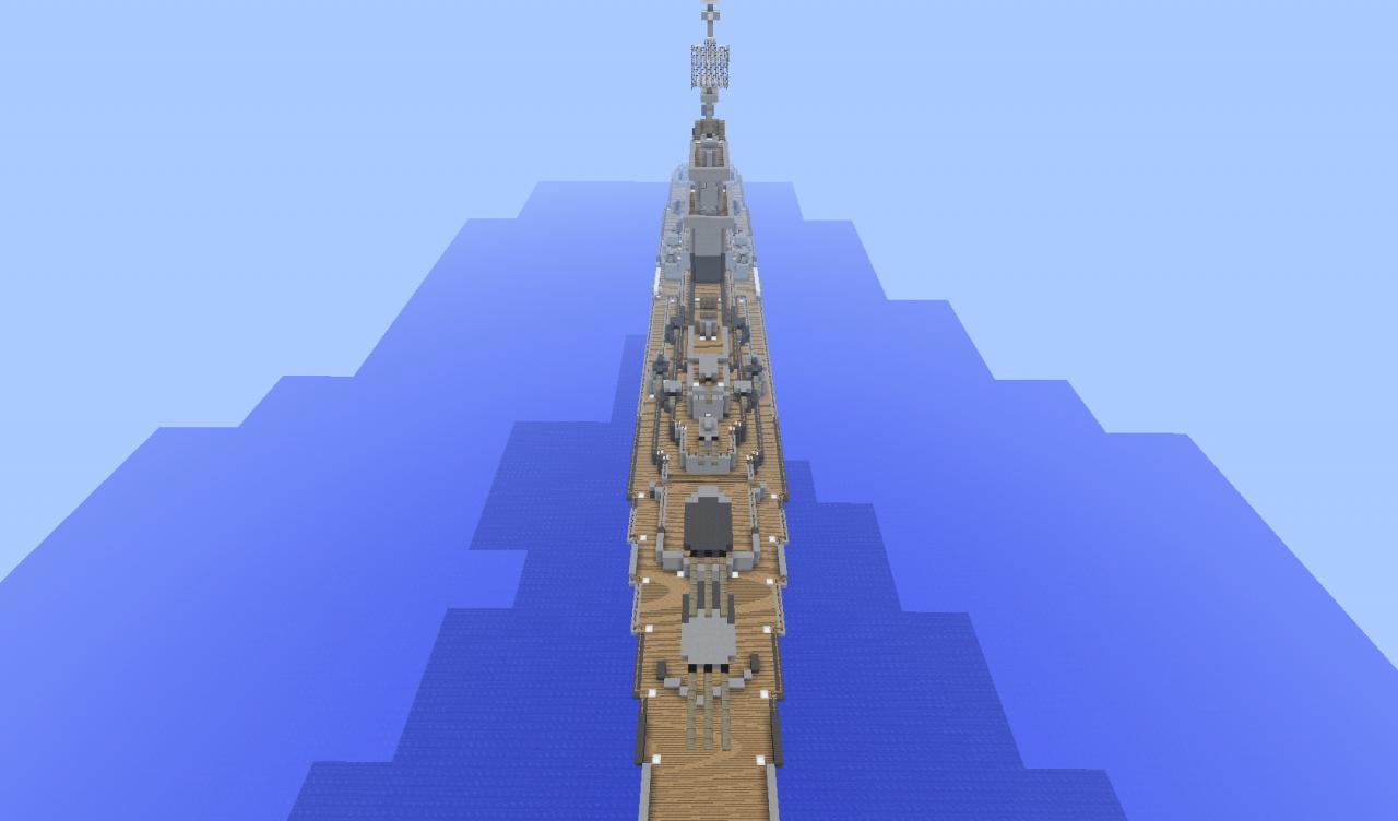 CB-1 USS Alaska Minecraft Map