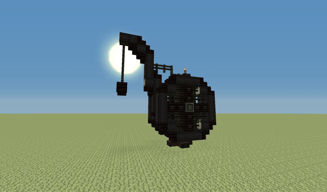 Medieval Harbor Crane Minecraft Map