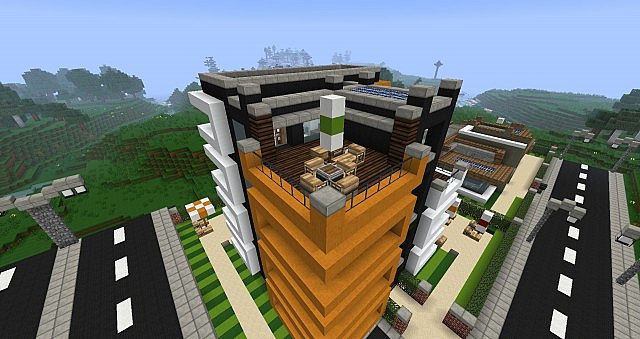 Minecraft Modern Hotel Minecraft Map