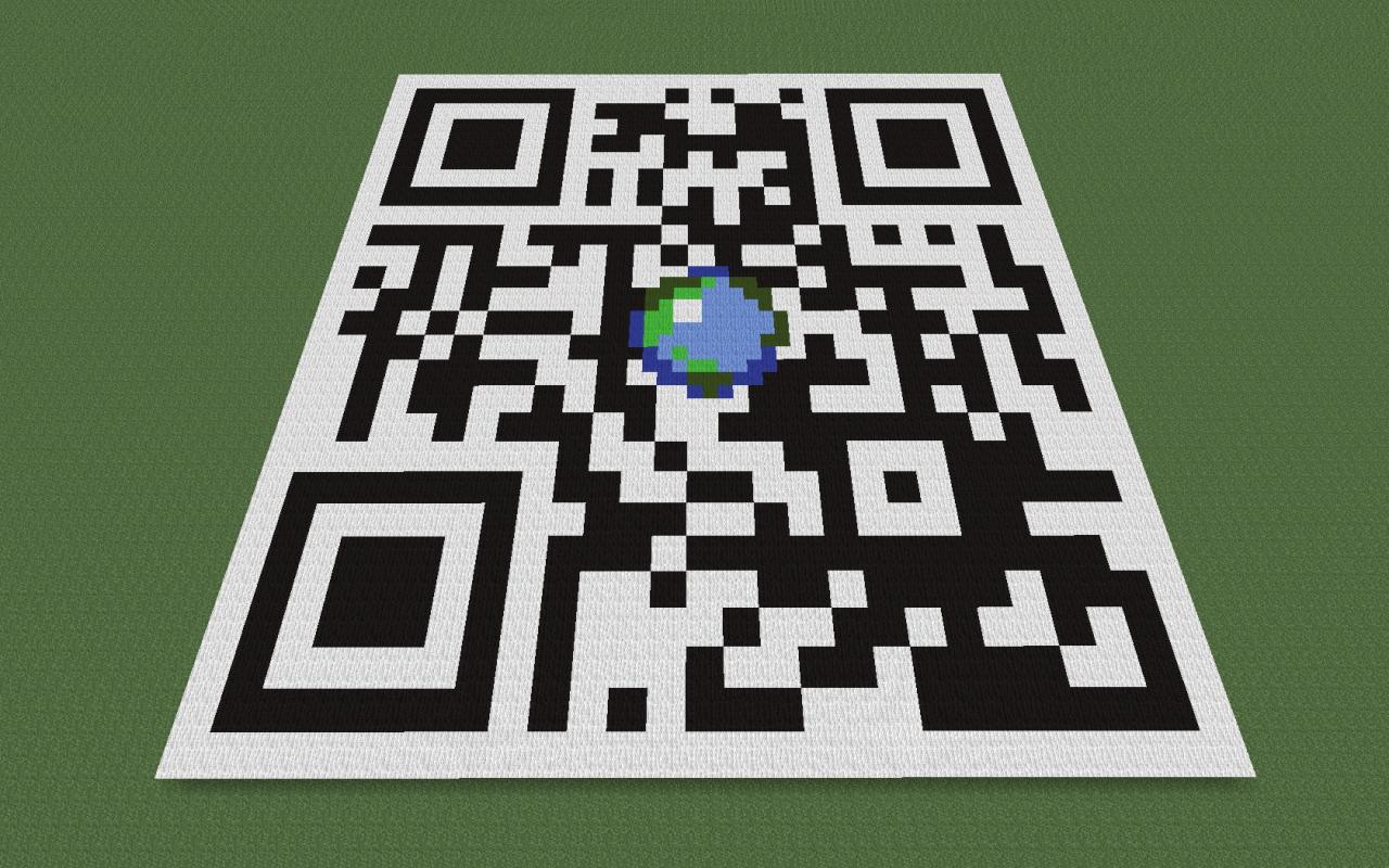 Giant Planet Minecraft - QR-Code Minecraft Map