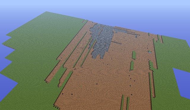 The Most Longest Hole Minecraft Map