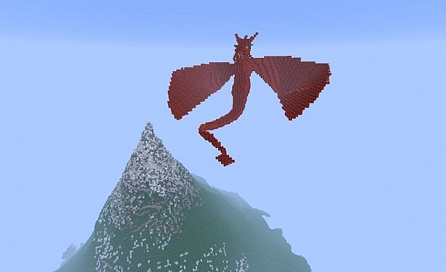 I heard you guys like dirt houses... What about Dragons? Minecraft Map