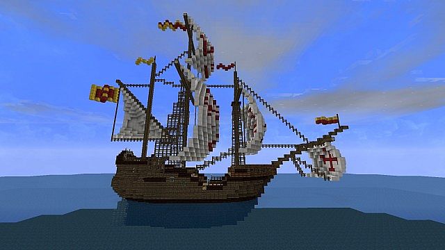 Spanish Caravel - Santa Maria Minecraft Project