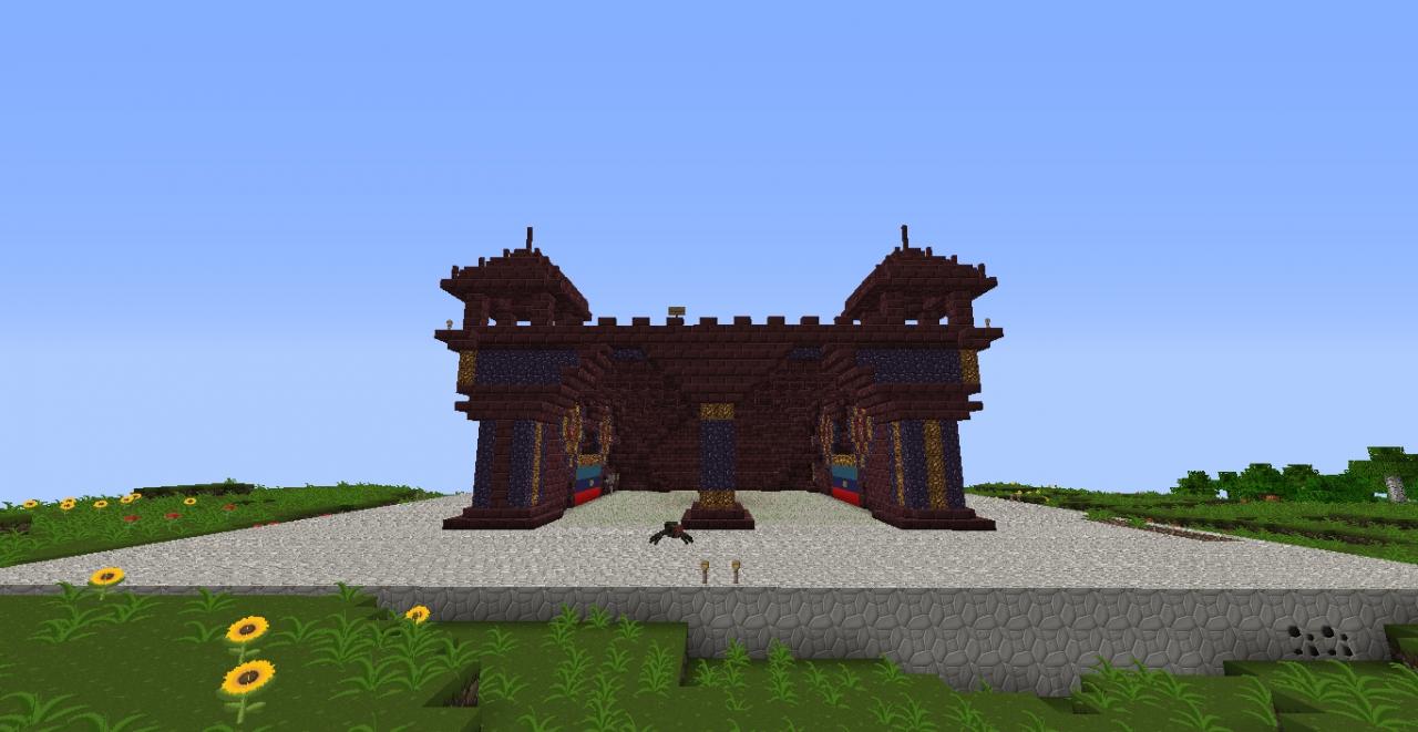 Netherbrick Server Spawn Minecraft Map