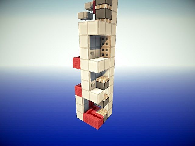 Smallest Up/Down elevator Minecraft Map