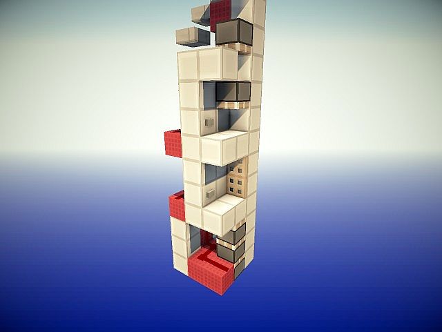Smallest Up/Down elevator Minecraft Map