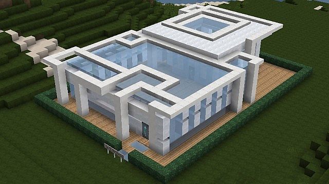 Small Modern House - Too Many Shapes Minecraft Map