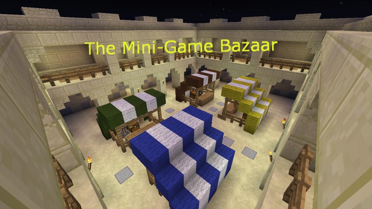 Mini-Game Bazaar (Parkour, Maze and more to come) Minecraft Map