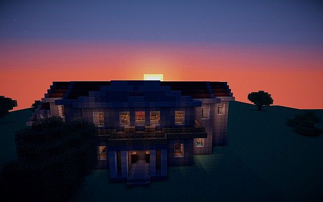 Stone Mansion Minecraft Map