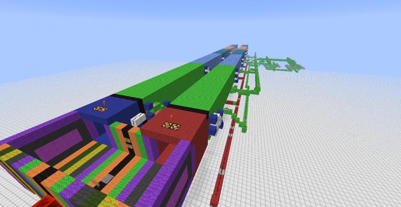 Minecraft Redstone Minigame - The Run Minecraft Map