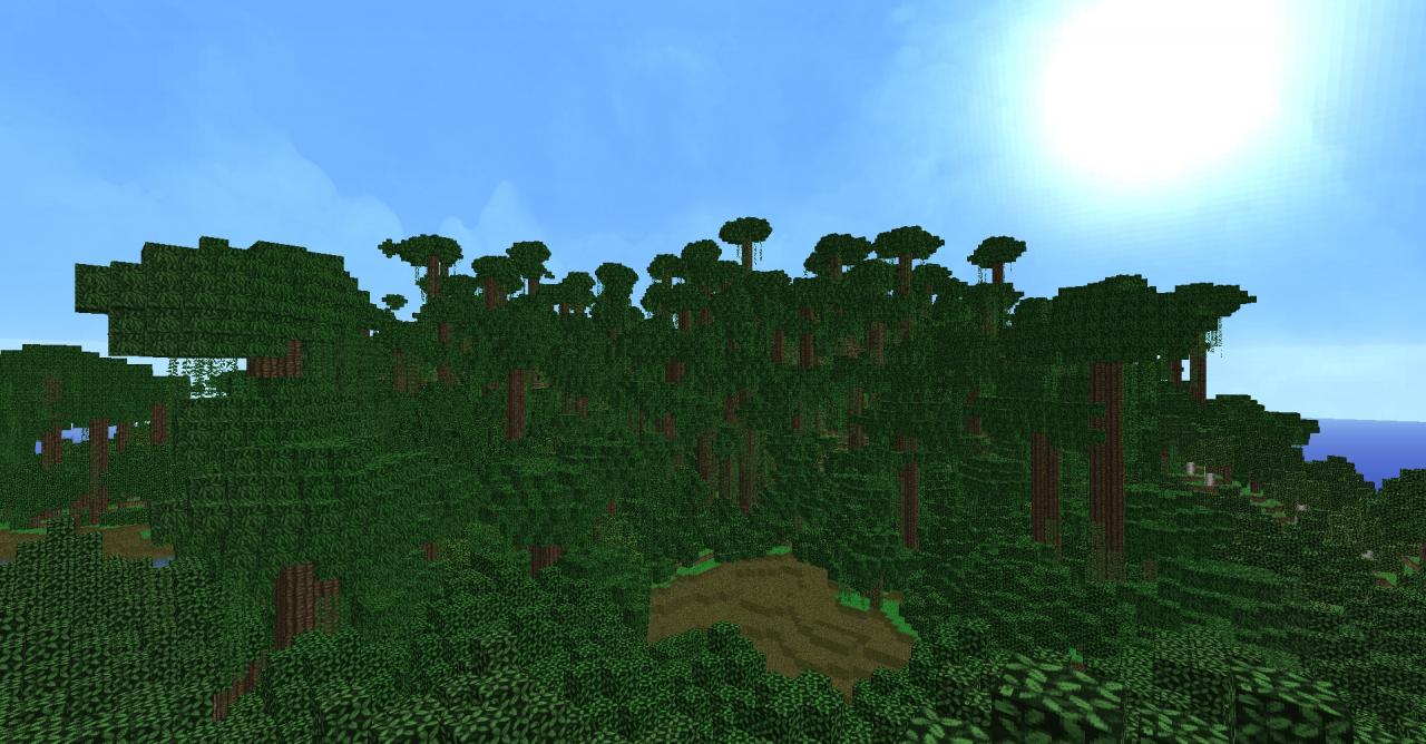 landscape desert/jungle Minecraft Map