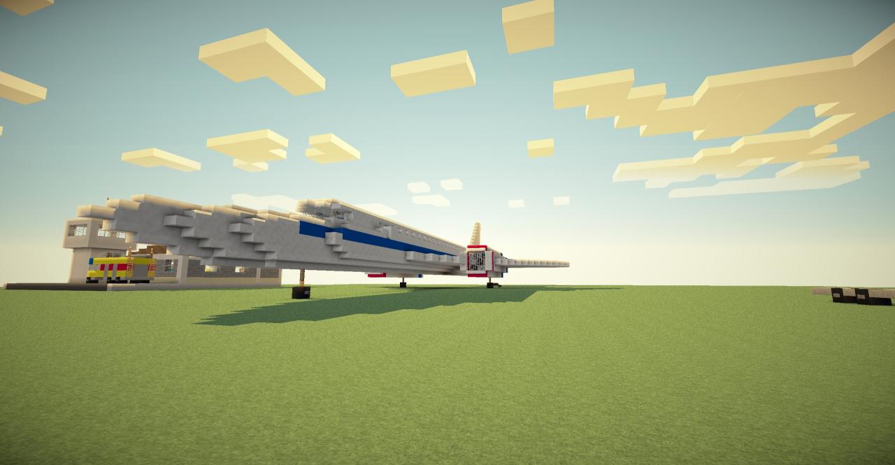 Custom Supersonic Plane Minecraft Map