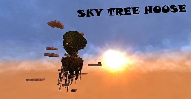 Sky Tree House Minecraft Map