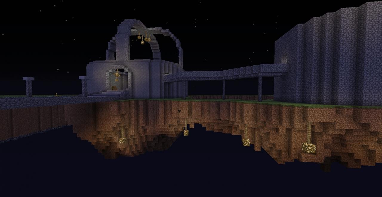 Floating PMC server spawn Minecraft Map