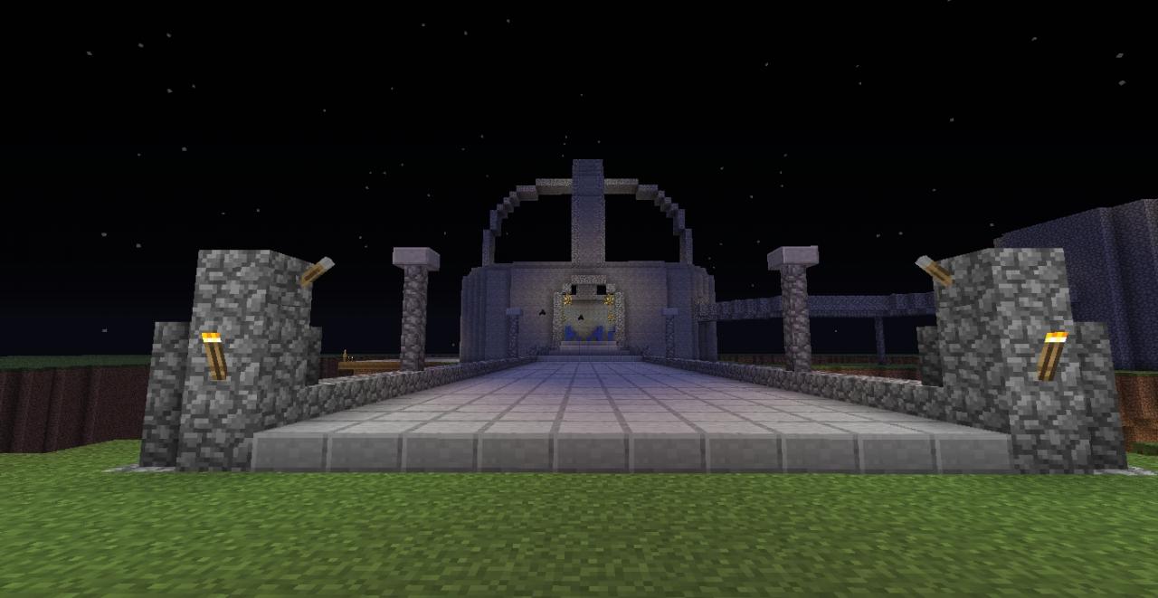 Floating PMC server spawn Minecraft Map