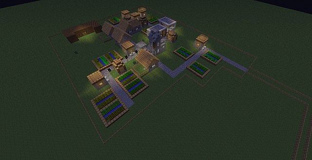 The evil village survival Minecraft Map