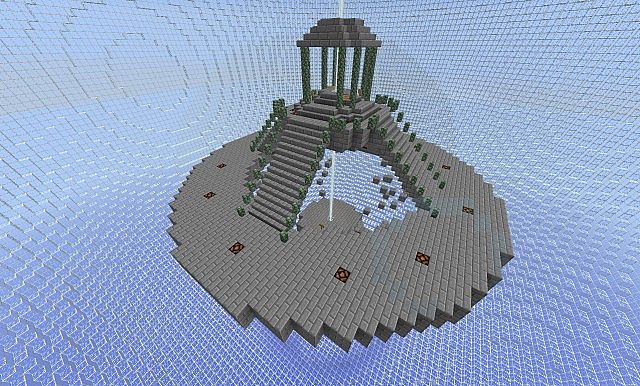 Floating spawn Minecraft Map