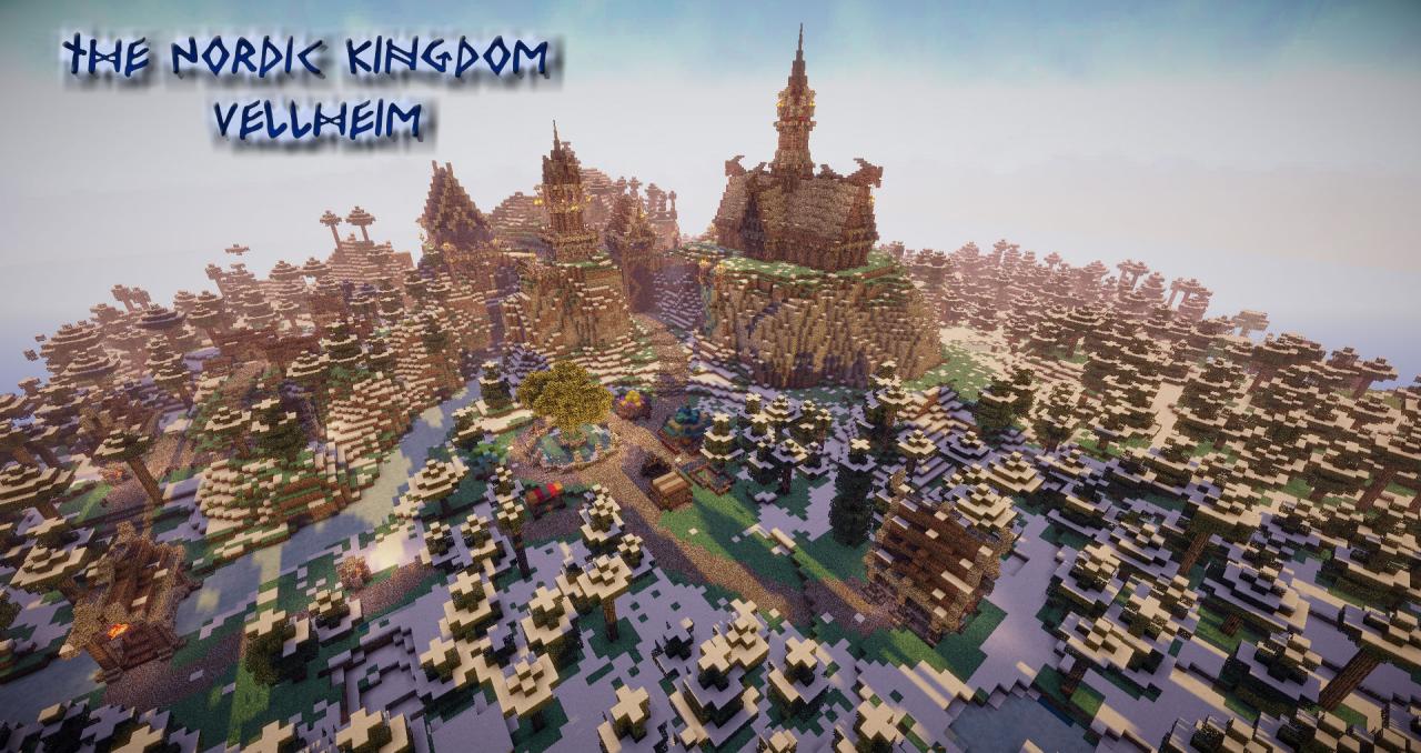 The Nordic Kingdom: Vellheim Minecraft Map