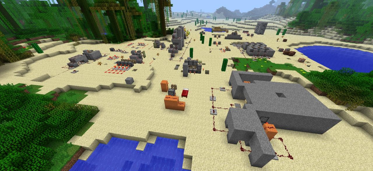 Redstone Map 2nd Update Minecraft Map