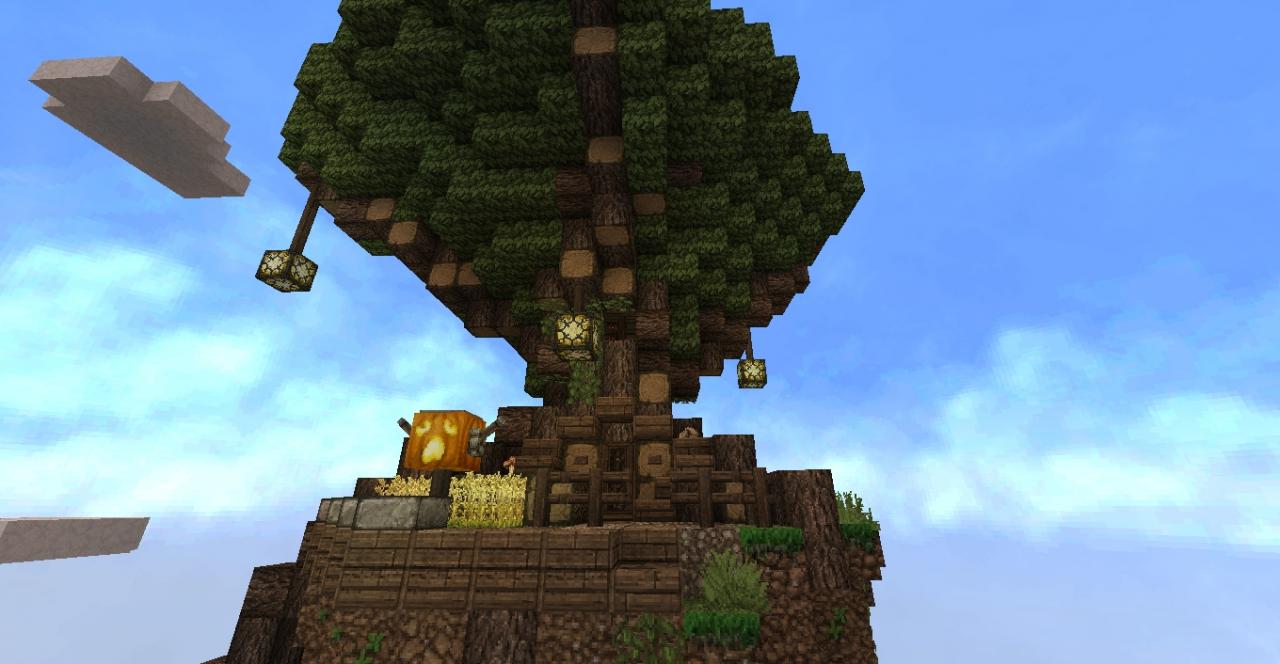 Sky Tree House Minecraft Map