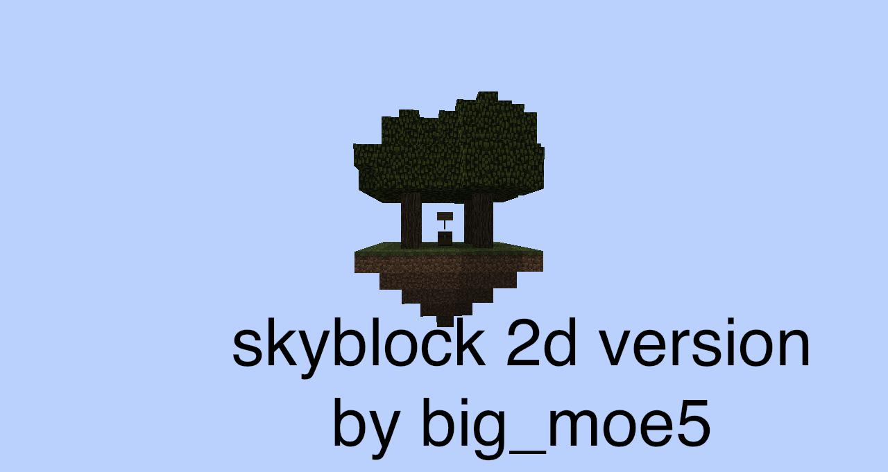 skyblock 2d version by big_moe5 Minecraft Project