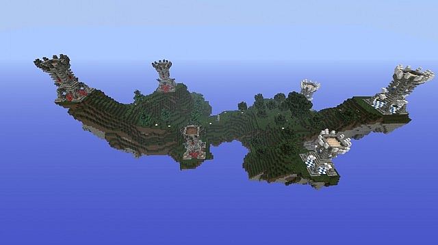 facing worlds - sky towers Minecraft Map