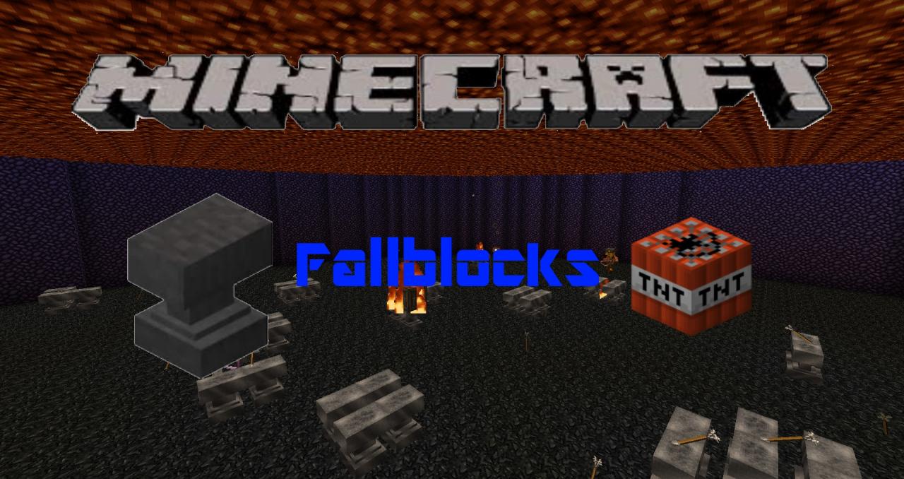 Minecraft minigame | Fallblocks | The game of dodging Minecraft Map