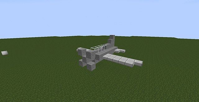 WW2 plane / P-51 Mustang Minecraft Map