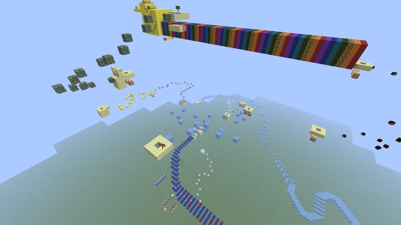 Crazy parkour Stage Minecraft Map