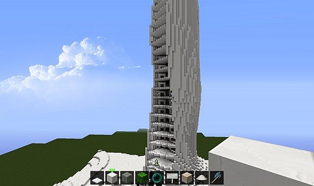 Curvy Tower (looking for renders) Minecraft Map