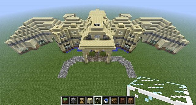 Modern Sandstone Mansion (MSM) Minecraft Map