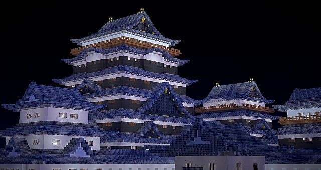 Japanese style Castle Minecraft Map