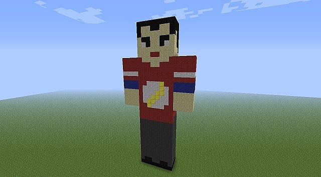 Sheldon Cooper 3D Skin Statue Minecraft Map