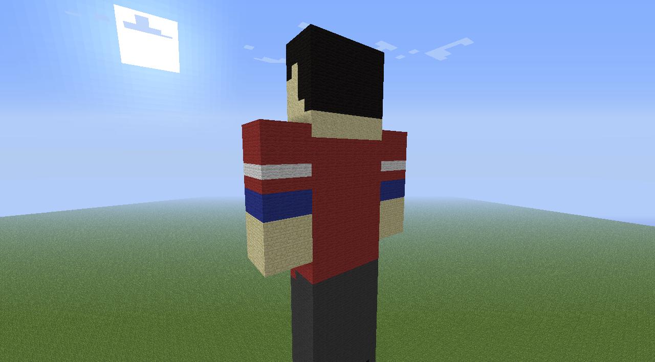 Sheldon Cooper 3D Skin Statue Minecraft Map