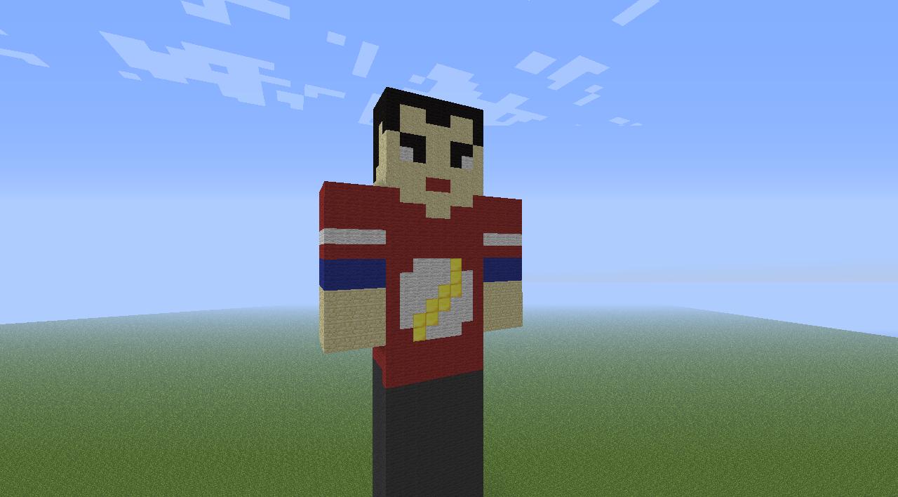 Sheldon Cooper 3D Skin Statue Minecraft Map