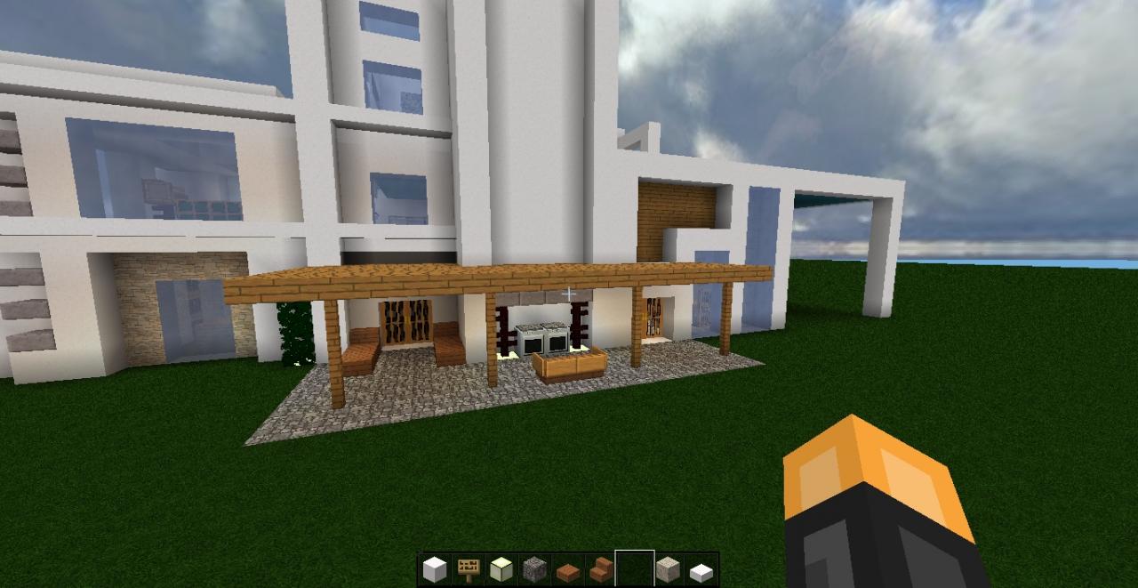 Modern Grape Mansion Minecraft Map