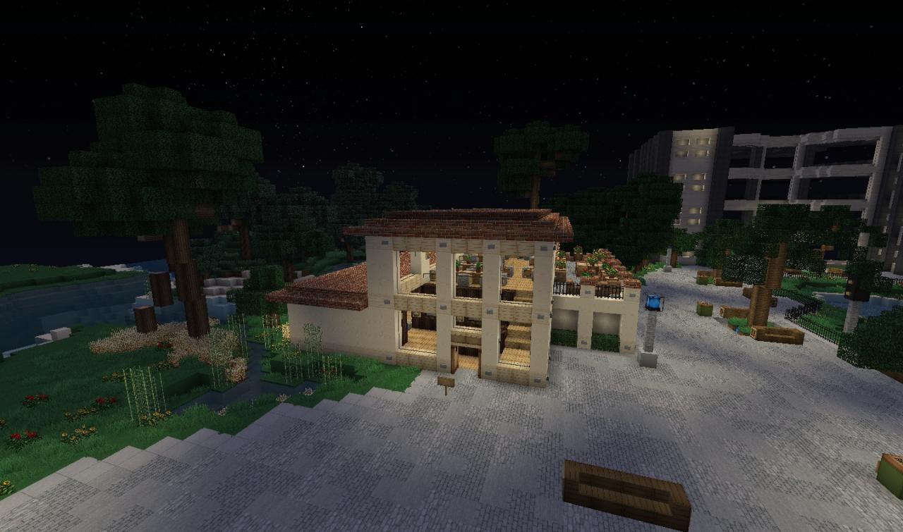 Dinami Springs Italian Restaurant 'Azzurra' Minecraft Map