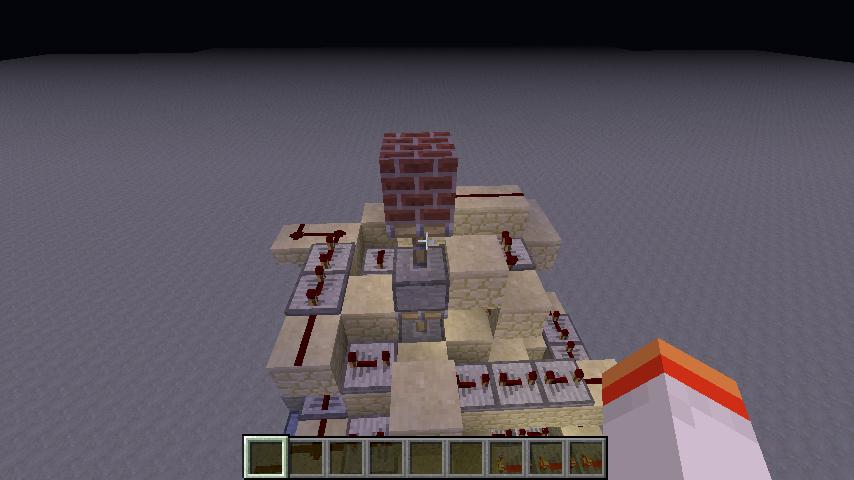 Redstone: Compact Vertical 5 Piston Extender Minecraft Map