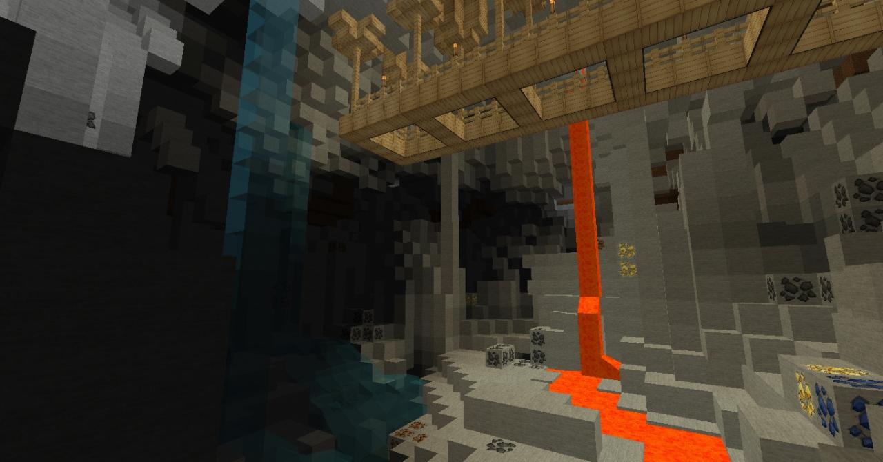 Cave Depth Minecraft Map